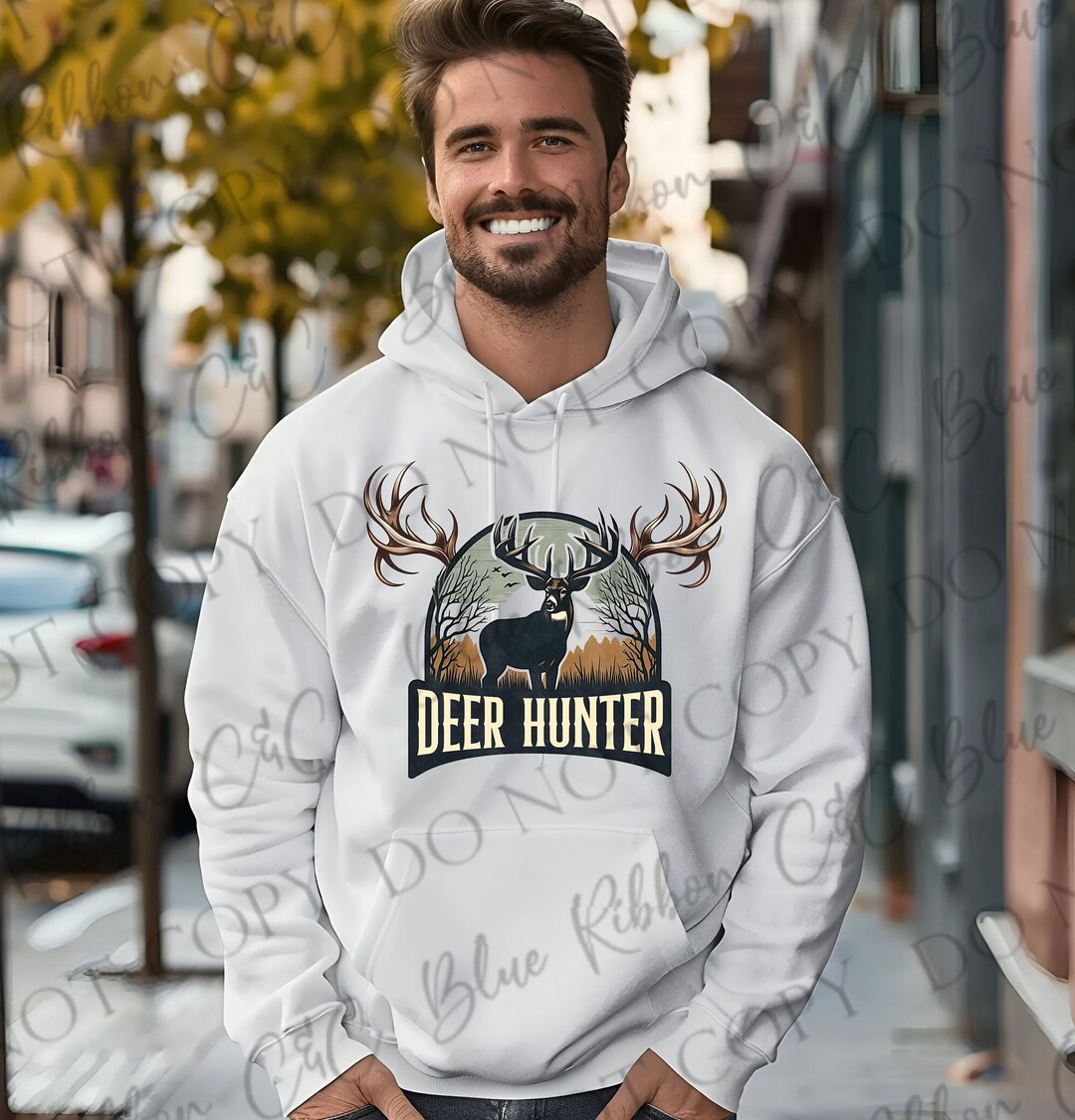 Deer Hunter DTF Transfer: Trendy Hunting Design, Ready to Press - Etsy