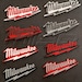 Milwaukee Magnet Logo Silouette Badge Plate for Tool Box, Appliances ...