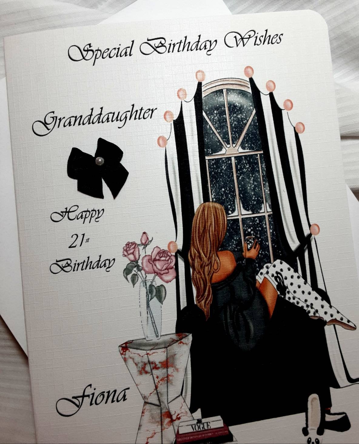 Personalised Handmade Birthday card Daughter Granddaughter | Etsy