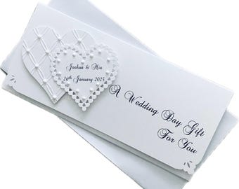 Personalised Wedding Day Gift Wallet-wedding Money Wallet-wedding Gift ...