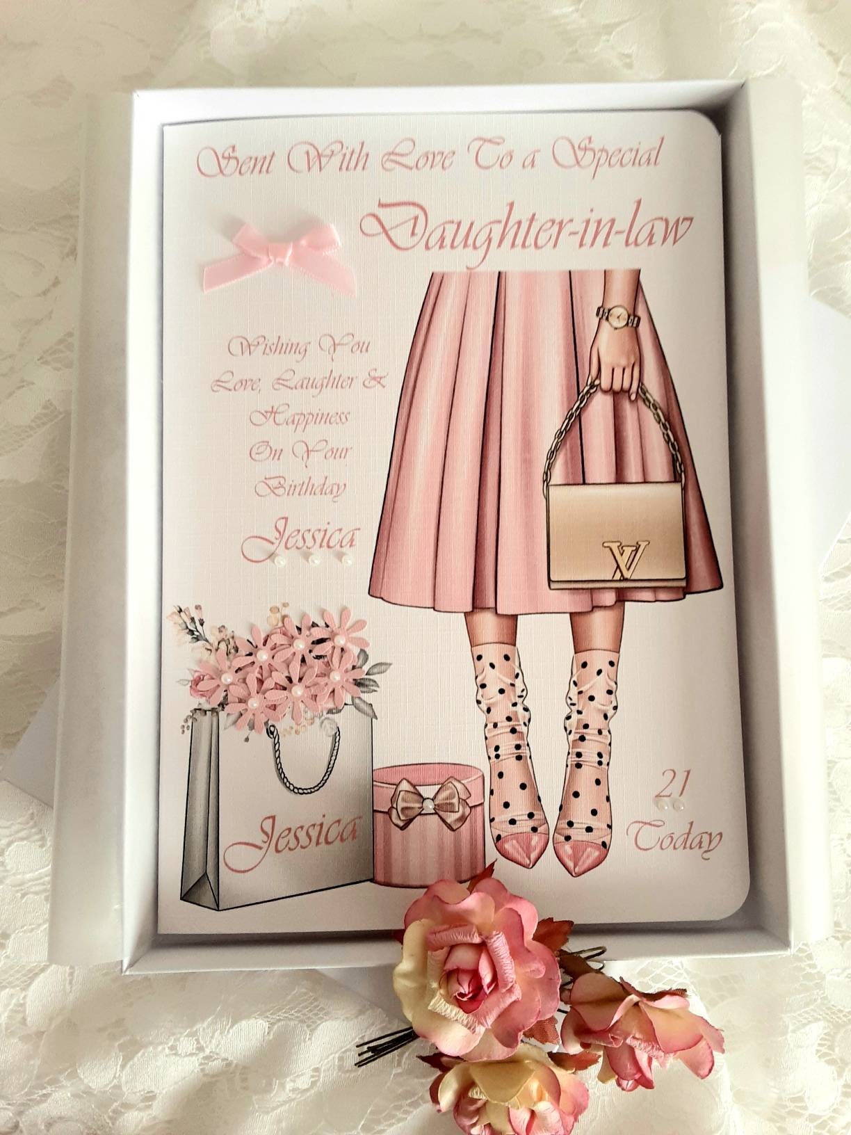 Personalised Birthday Card Money Wallet. Daughter - Etsy UK