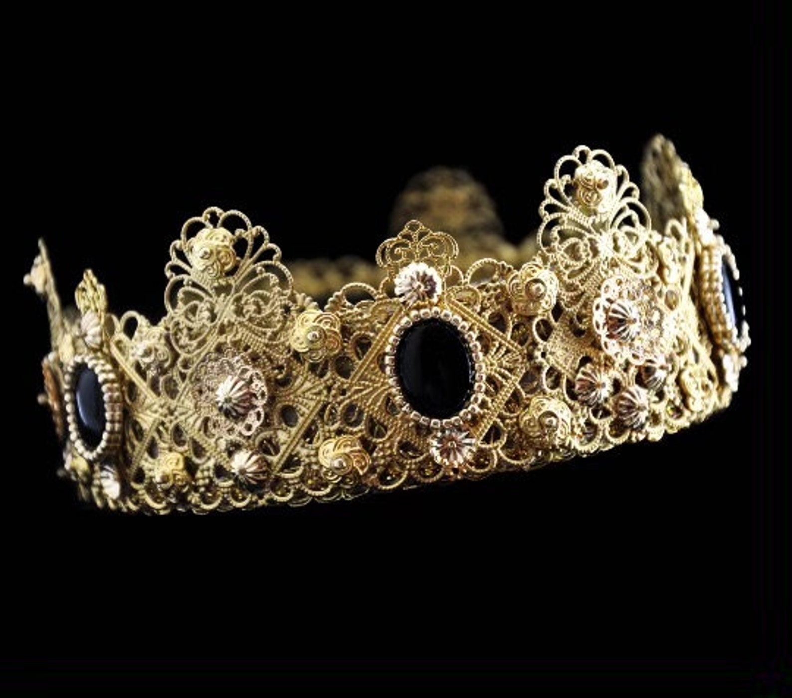 CATHERINE DE MEDICI Gold Crown Reign crown Movie Crown | Etsy