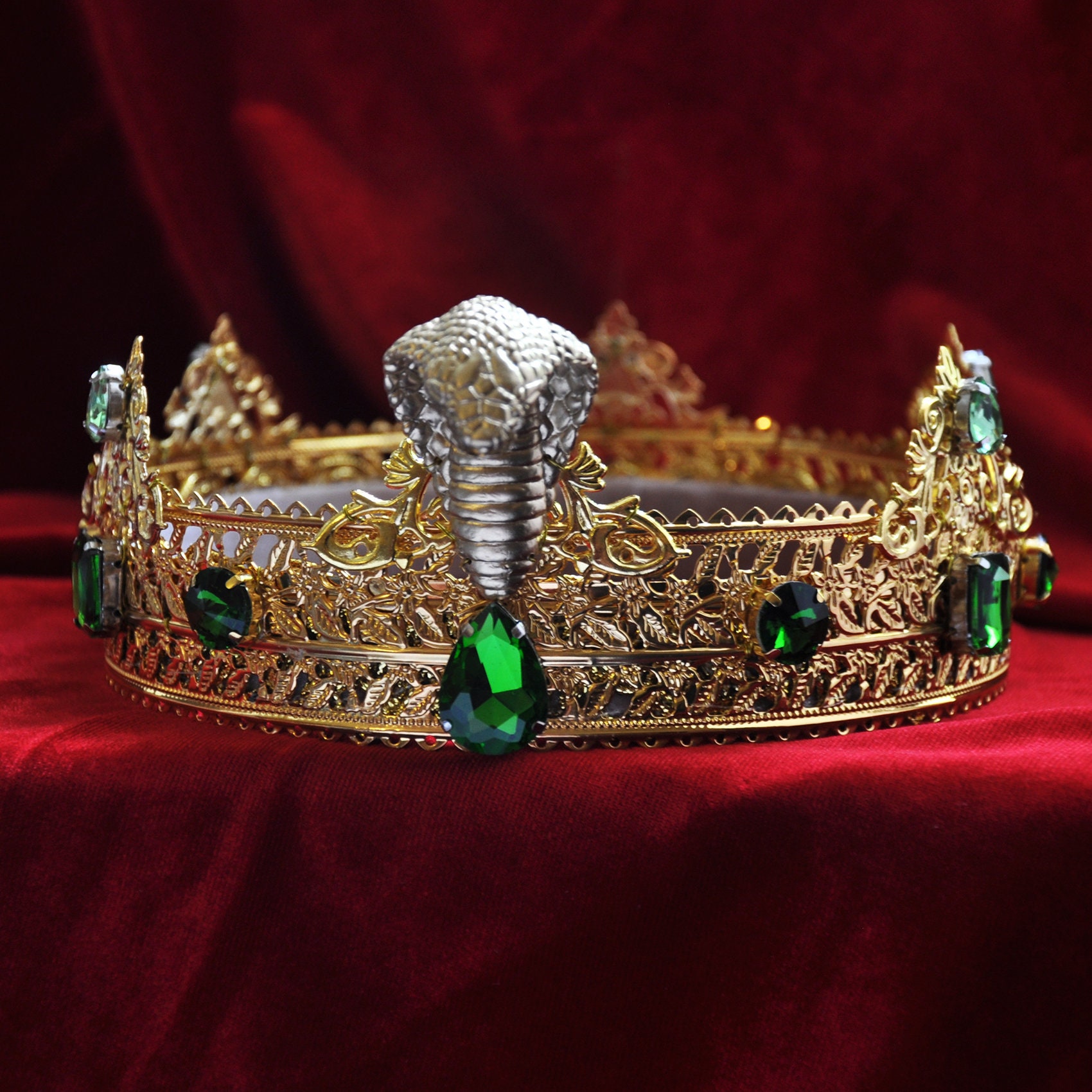 EGYPTIAN Crown Snake crown Cobra Crown Cleopatra Crown | Etsy