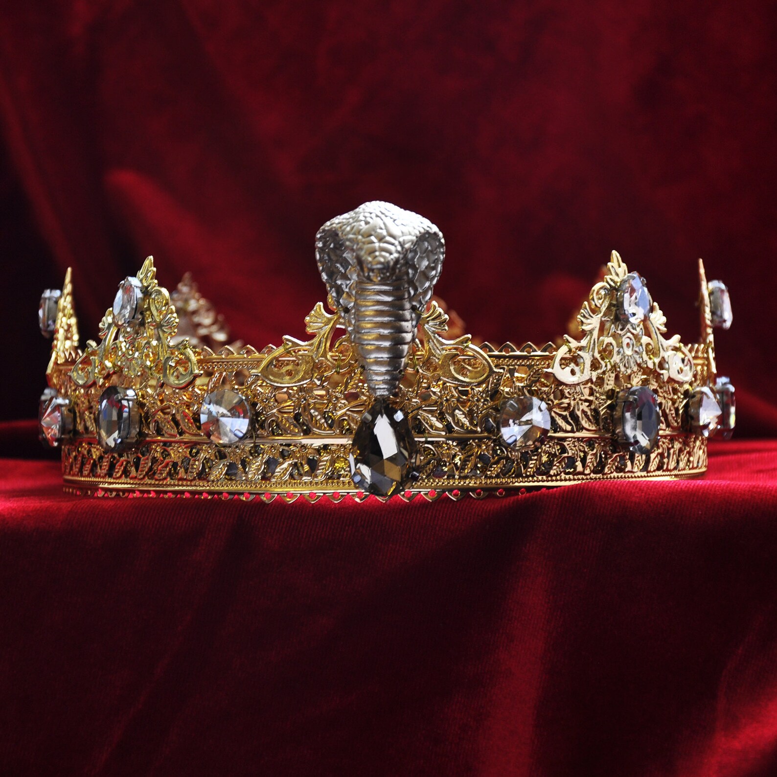 Snake Crown Cobra Crown Egyptian Crown King Crown Queen | Etsy