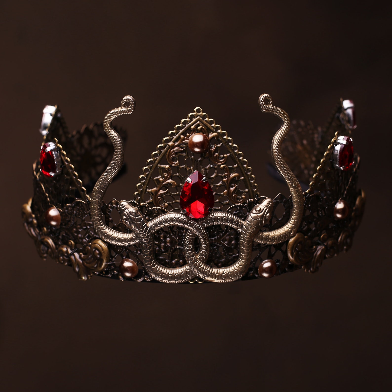 HAVEN Snake Tiara Medieval Tiara Snake crown Queen Crown | Etsy