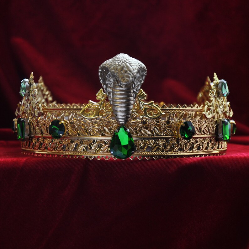 EGYPTIAN Crown Snake crown Cobra Crown Cleopatra Crown | Etsy