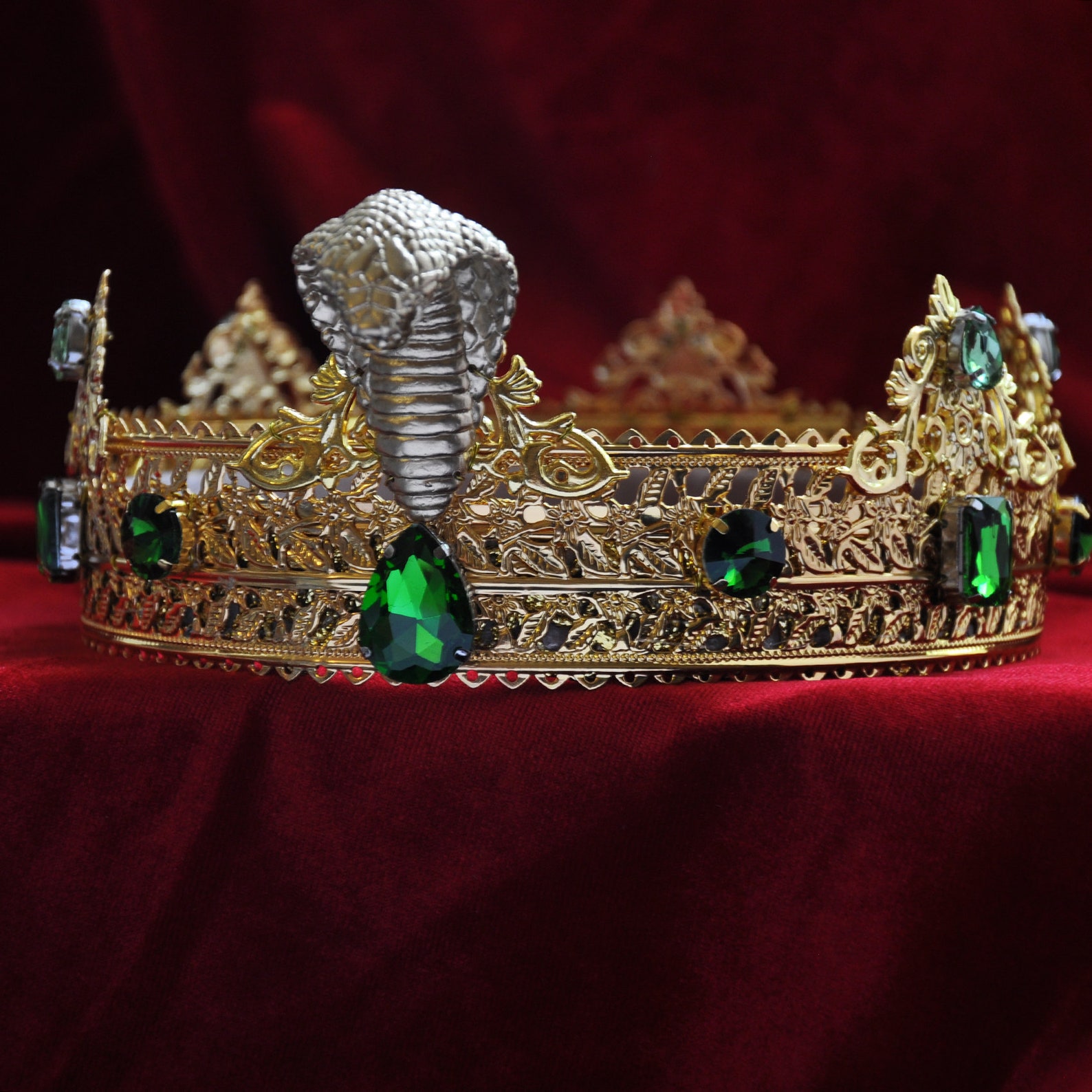 EGYPTIAN Crown Snake crown Cobra Crown Cleopatra Crown | Etsy