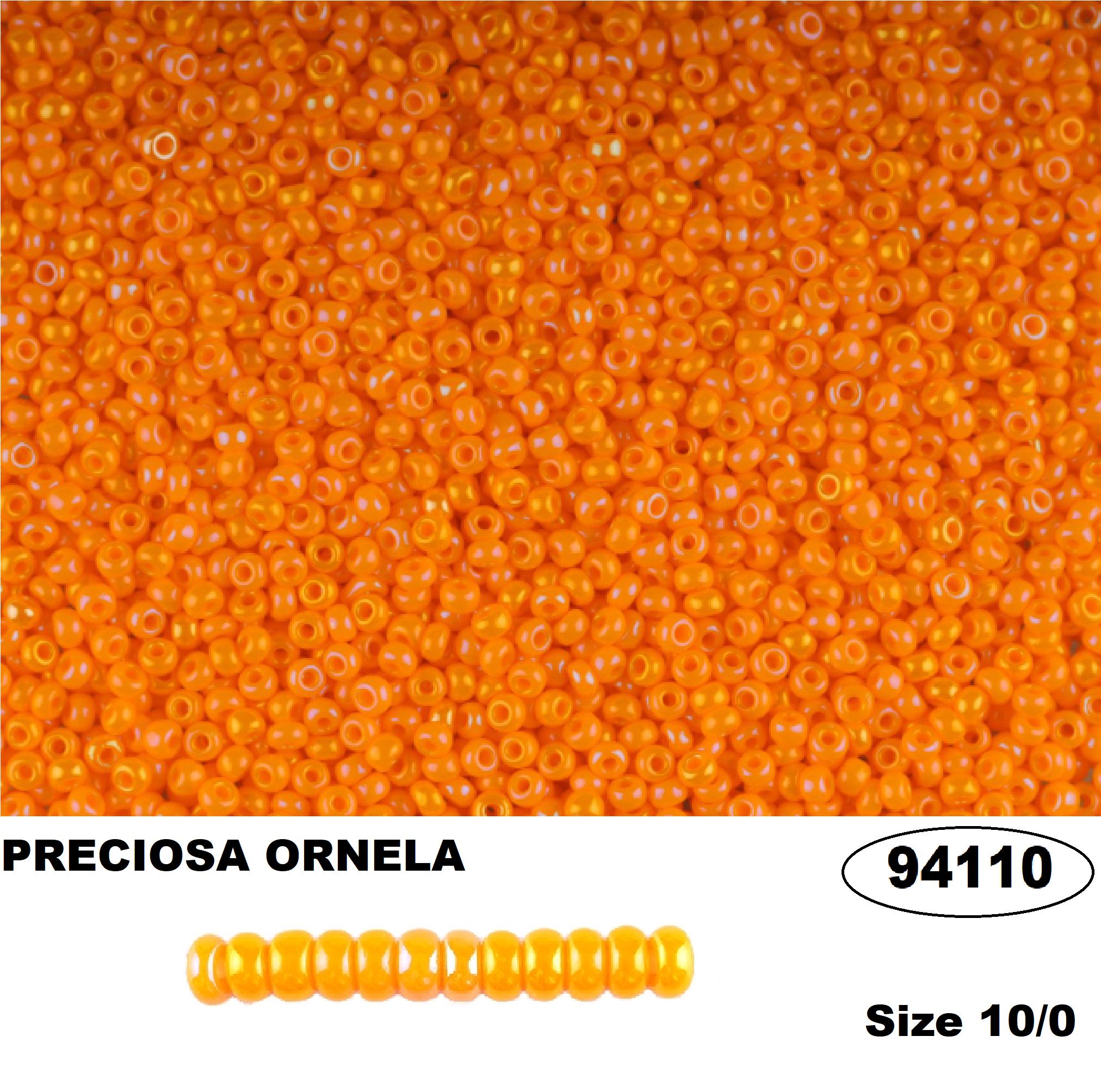 PRECIOSA ORNELA Czech Beads | Glass Seed Beads Size 10/0 | Rocailles ...