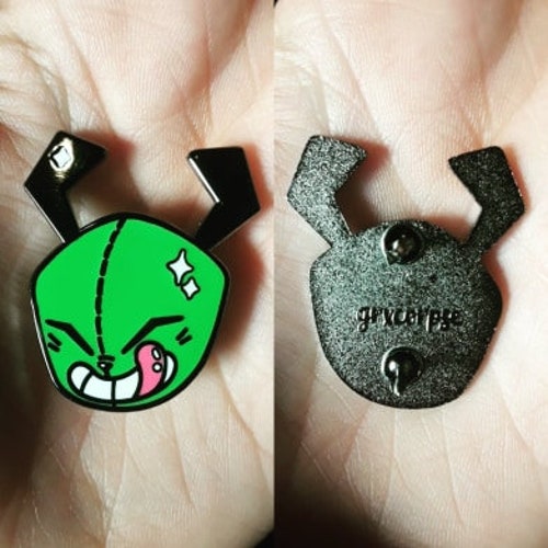 Invader Zim-gir Enamel Pin for Clothes Backpacks and More - Etsy