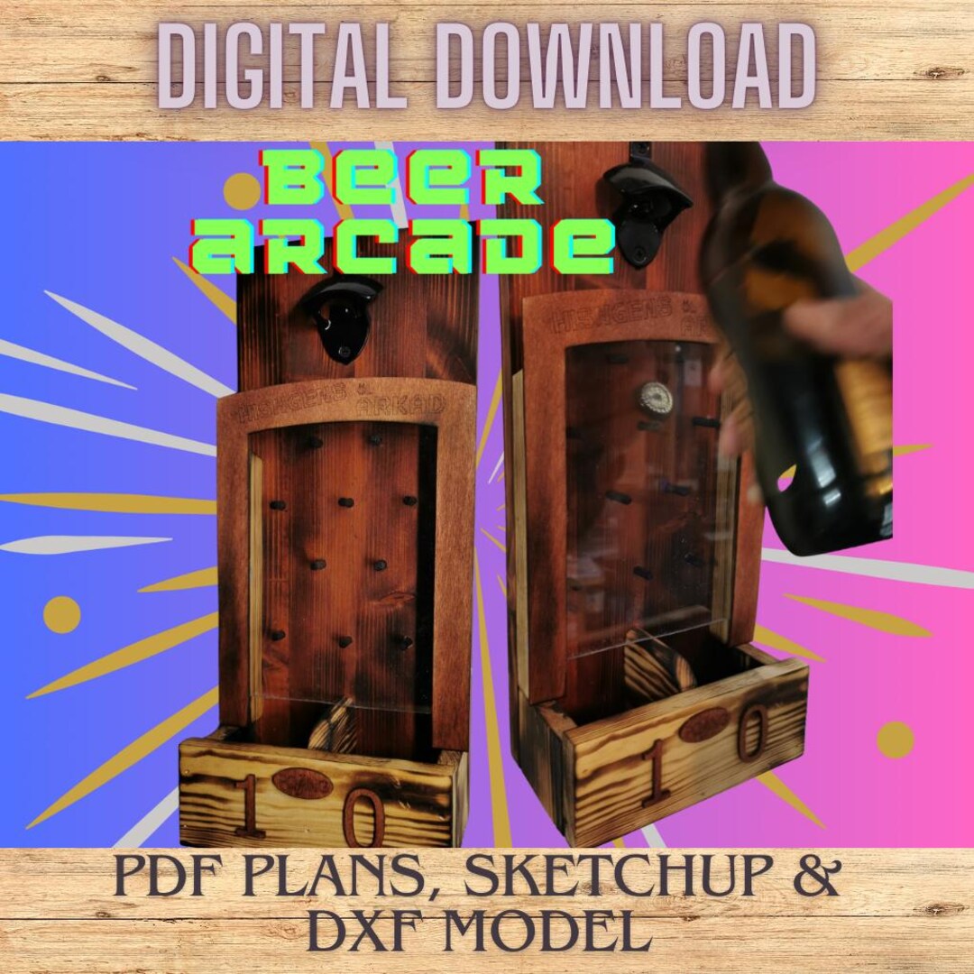 The Beer Arcade Digital Downloade Plan and Files Party Drinking Game ...