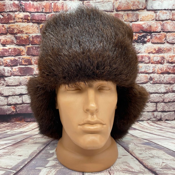 Beaver Fur Hat - Etsy