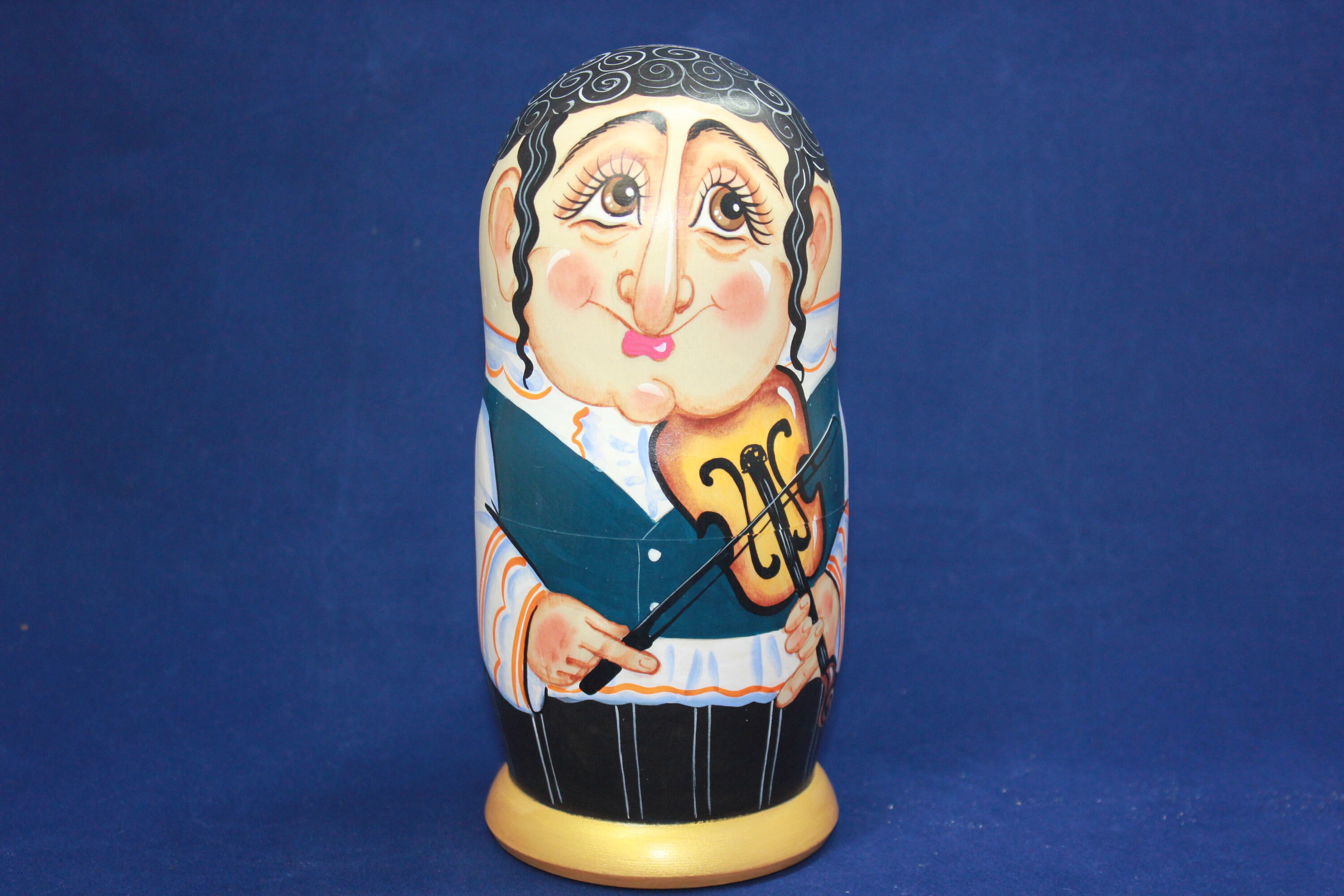 Jewish Family Nesting Doll 7 Hand Painted 5 Pieces - Etsy