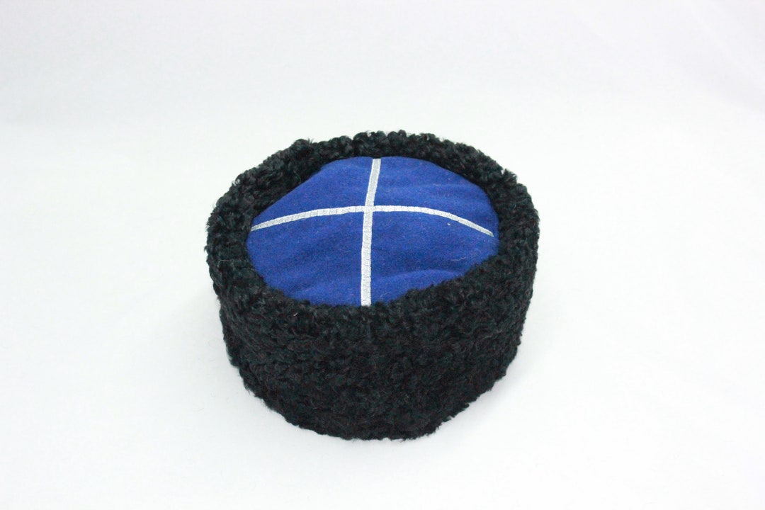 Vintage Kubanka Cossack Winter Hat Papaha Black 58 Size - Etsy