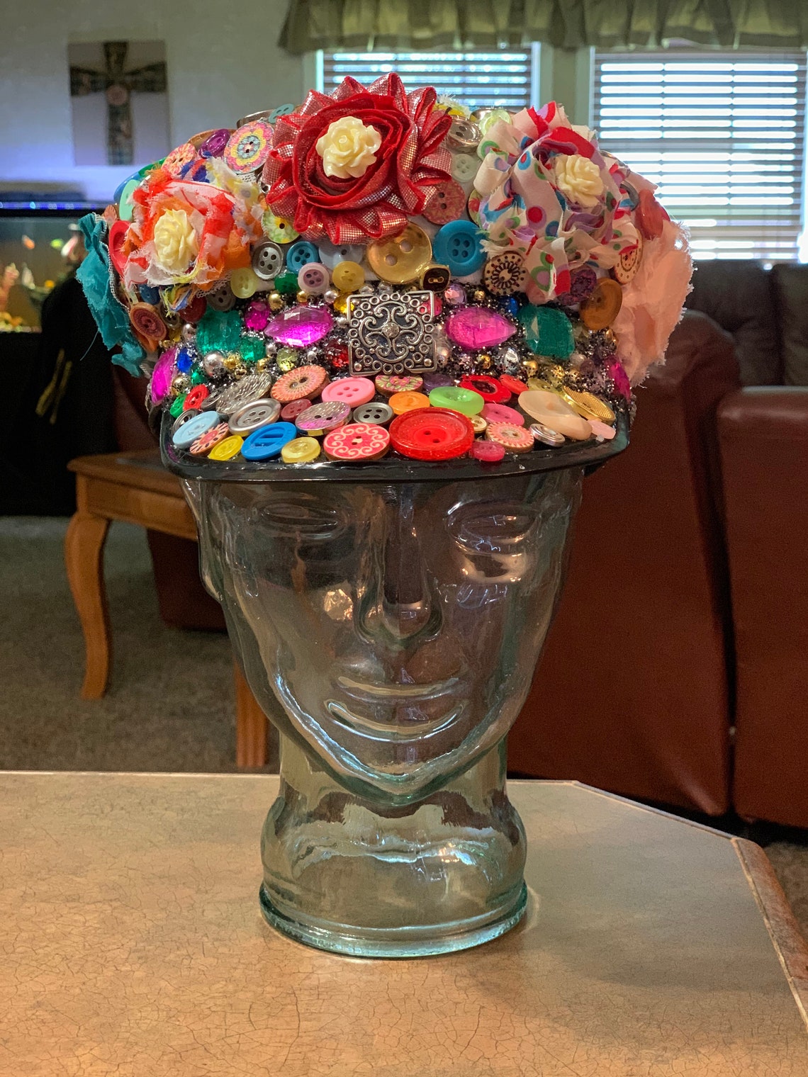 CAPTAIN BUTTONS Hat Great for Raves, Festivals, Burning Man, Parties ...