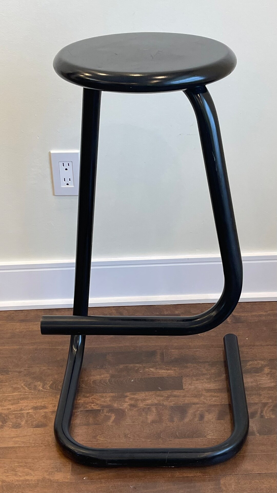 Vintage Paperclip Stool Metal Paperclip Stool Vintage Black Stool ...