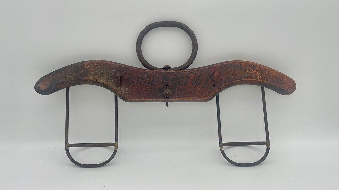 Vintage Dairy Oxen/cow Yoke Inscribed - Come N Get It - Vintage Wood ...
