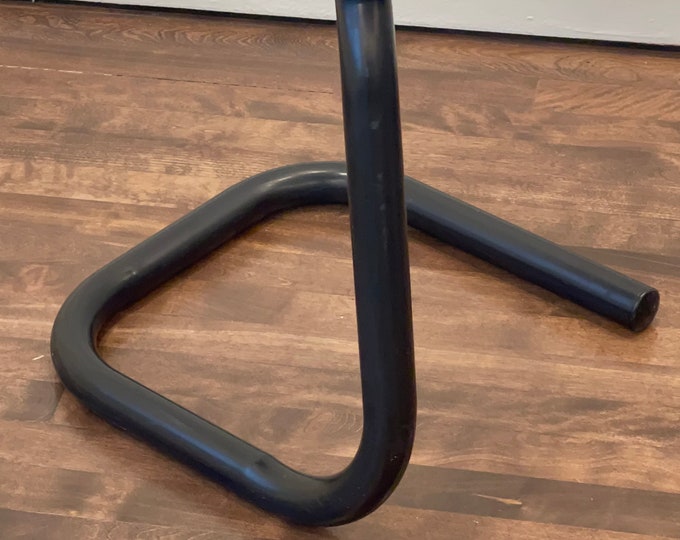 Vintage Black Metal Paperclip Stool | Vintage Paperclip Stool | Tubular ...