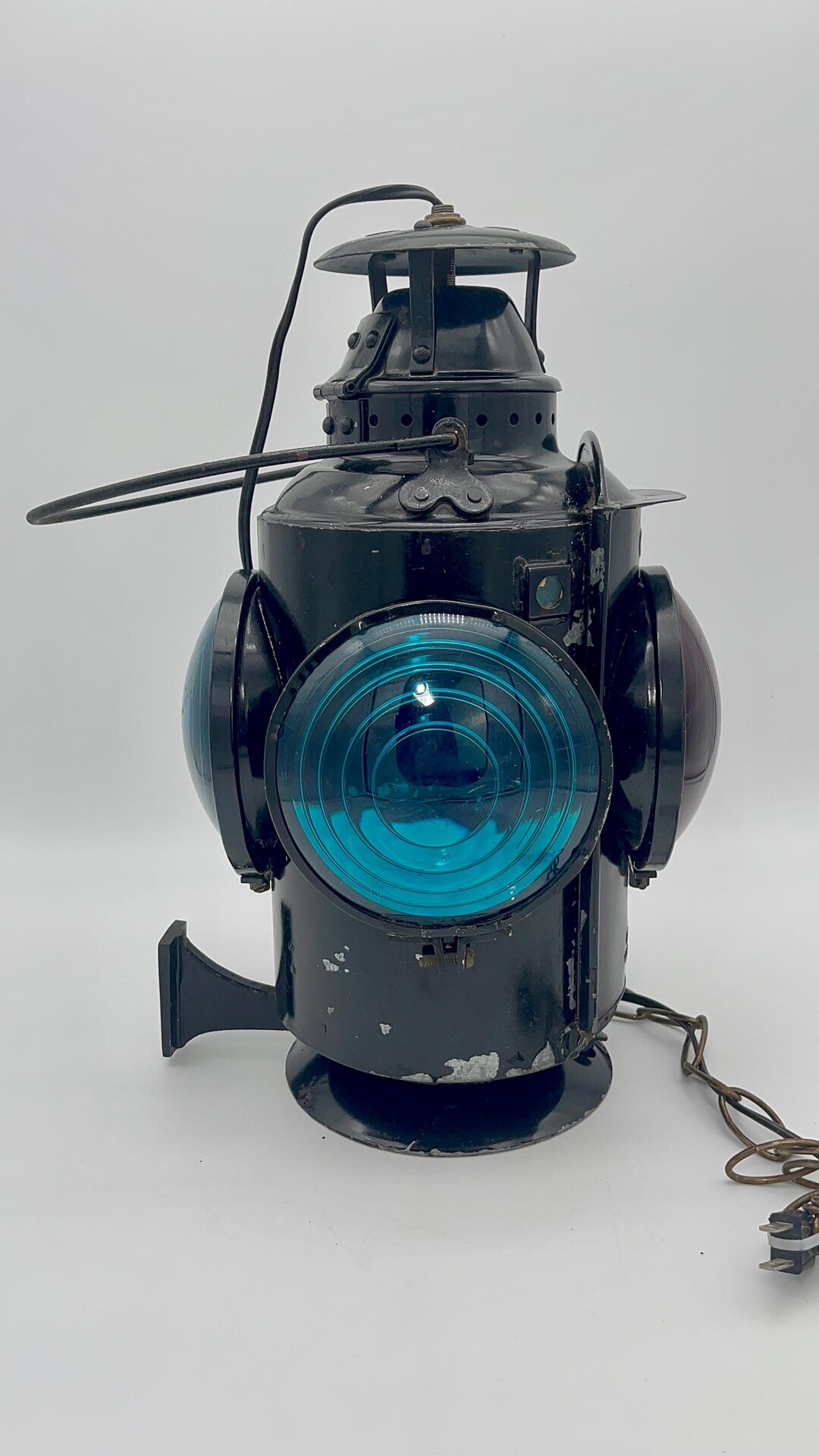 Vintage Embossed hlp M CPR Piper Montreal Railroad Caboose Lantern ...