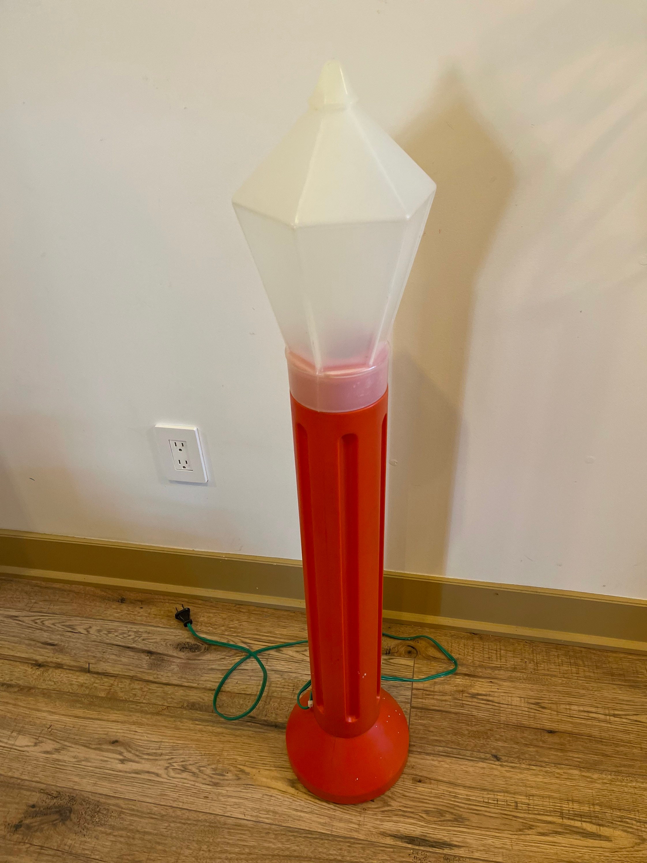 Vintage Lamp Post Blow Mold Outdoor Candle Blowmolds Christmas ...