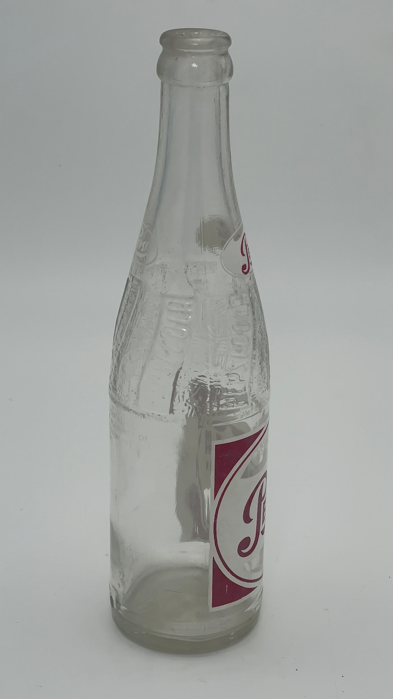 Vintage Pepsi Cola Bottle, 12 Oz. Soda Bottle, Collectible Advertising ...