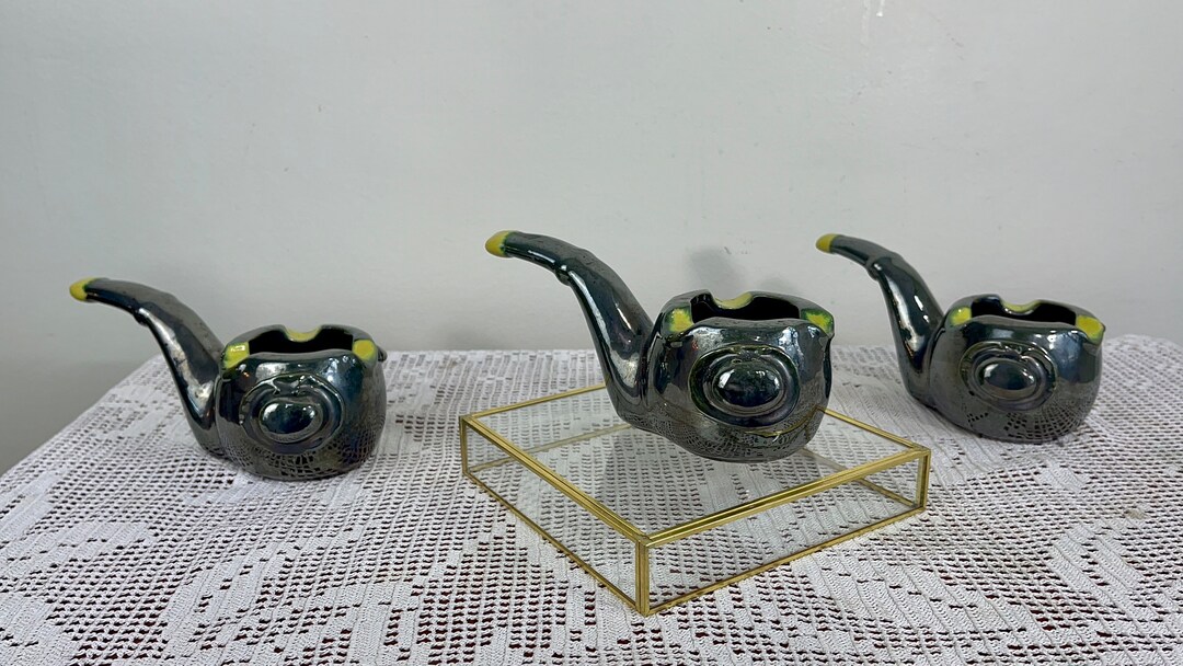 Vintage Ashtray Pipe Vintage Cigarettes Ashtray vintage Ceramic Ashtray ...