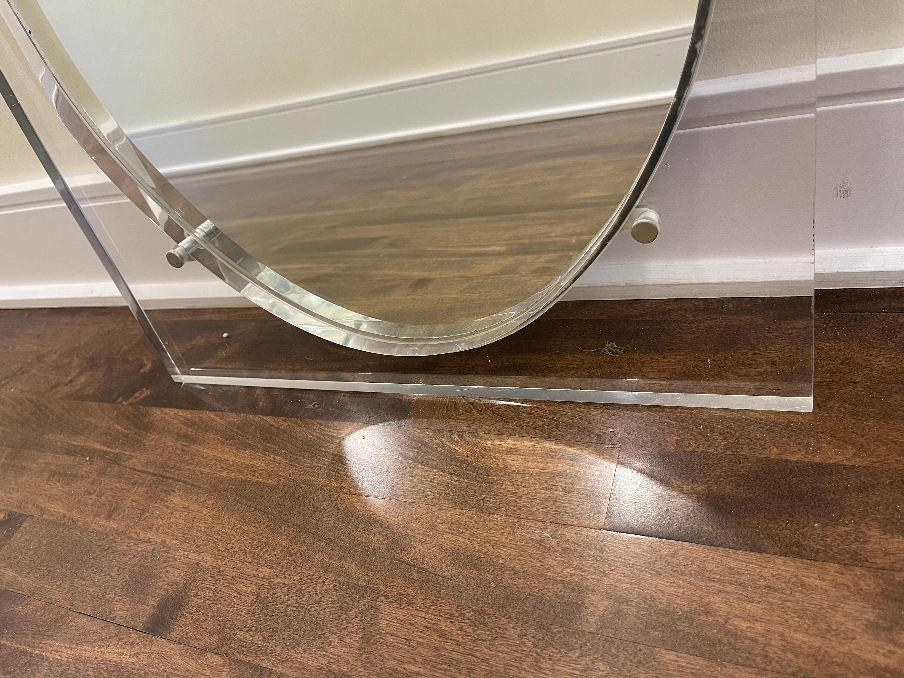 1970s Mid Century Modern Acrylic Lucite Mirror MCM Wall - Etsy