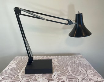 Vintage Yellow LUXO Architect Lamp With Clamp Memphis Style - Etsy