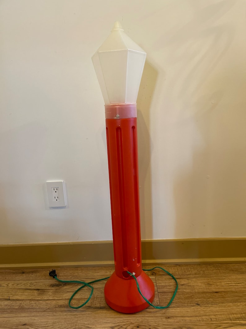 Vintage Lamp Post Blow Mold Outdoor Candle Blowmolds Christmas ...