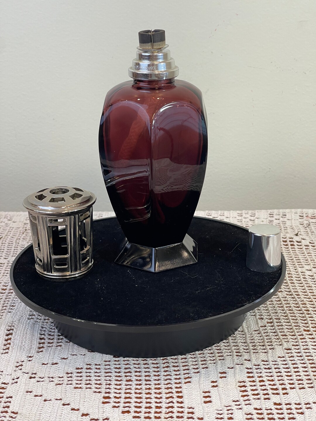 Beautiful Fragrance BERGER Lamp Made in France Amethyst Glass With ...