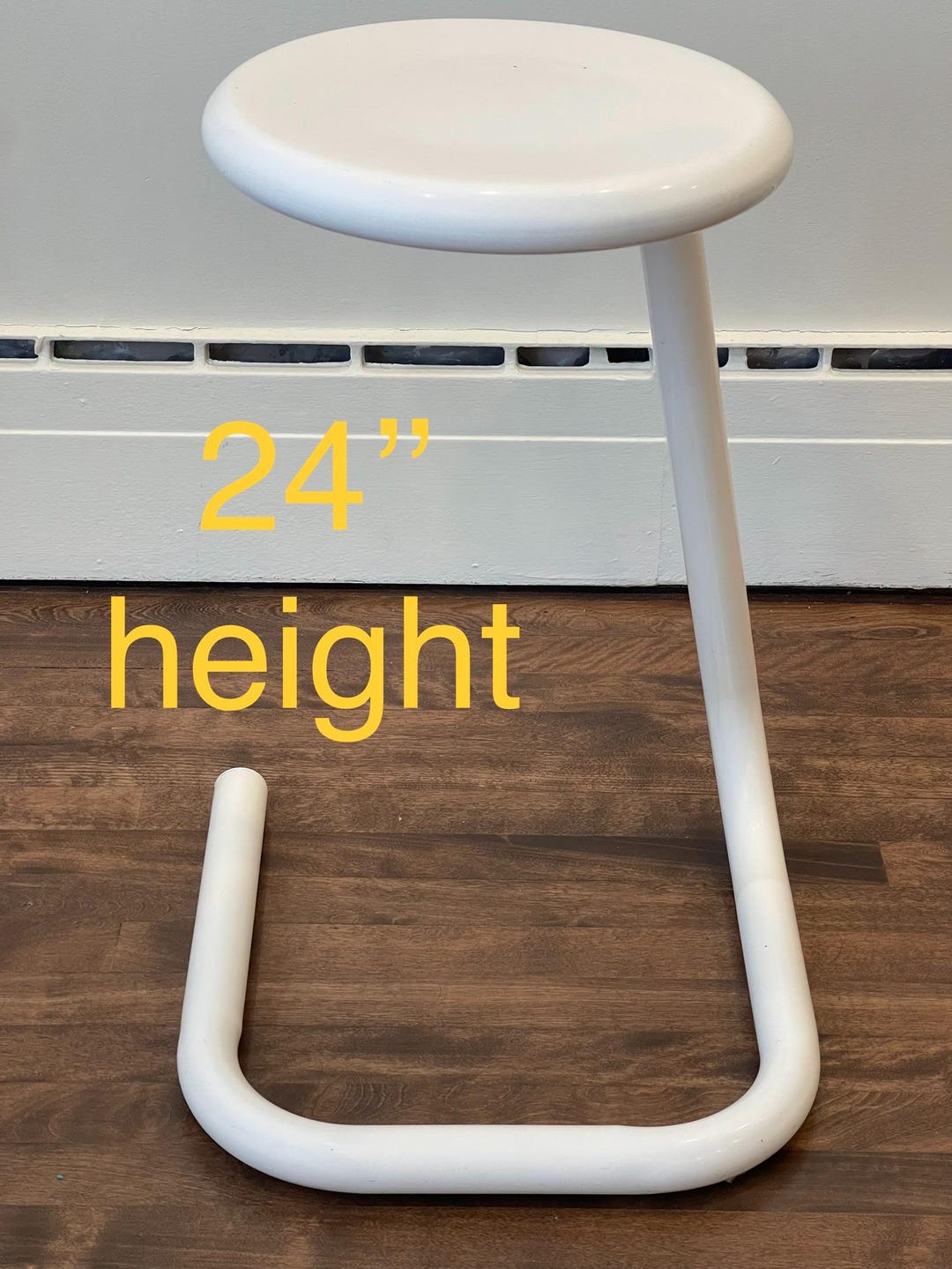 Metal Tubular Paperclip Stool VINTAGE 24 Height Very Rare Vintage ...