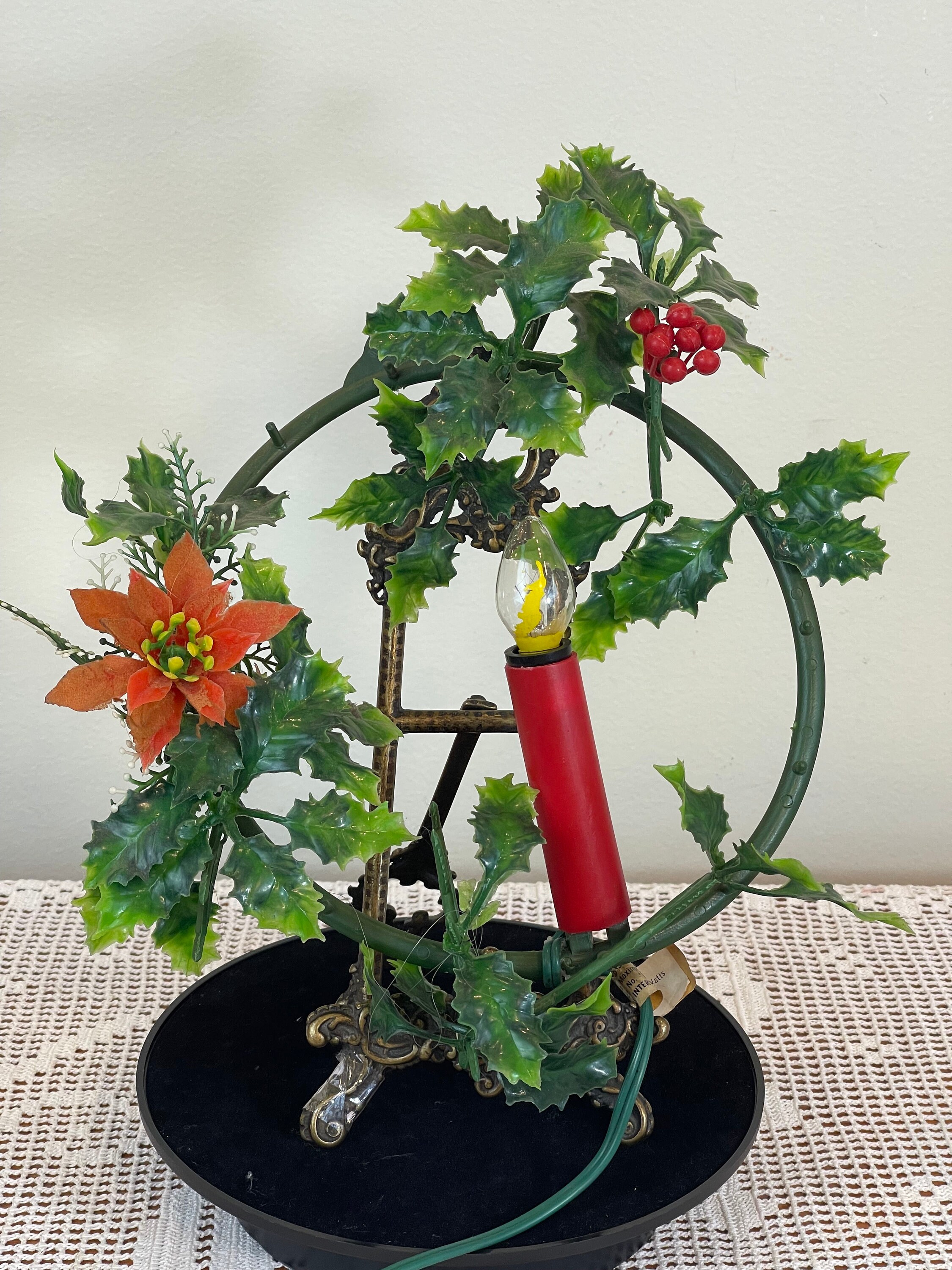 Vintage Christmas Tree Lighted Topper Tree Topper Vintage Vintage ...