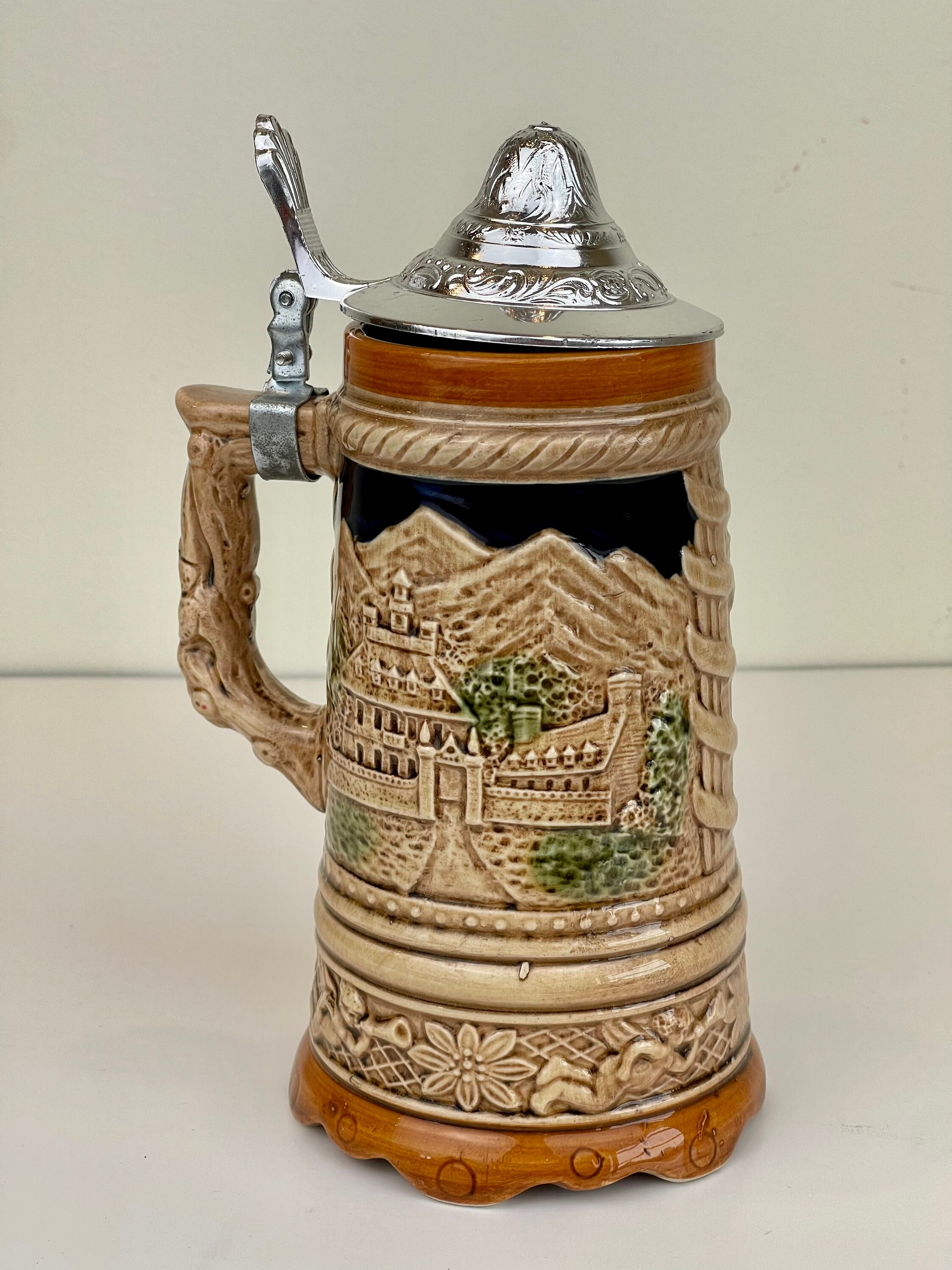 Vintage MUSICAL Beer Stein Made in Japan Vintage Beer Stein Mug MUSICAL ...