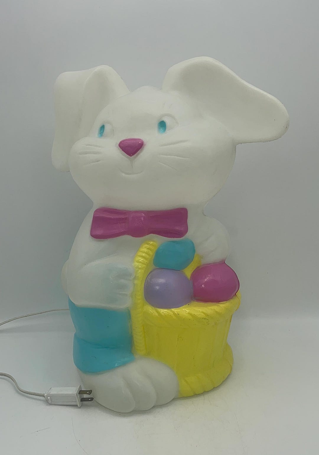 Blow Mold Pastel Colours Easter Bunny Light-up Blow Mold | Easter ...