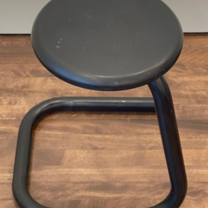 Vintage Black Metal Paperclip Stool Vintage Paperclip Stool Tubular ...