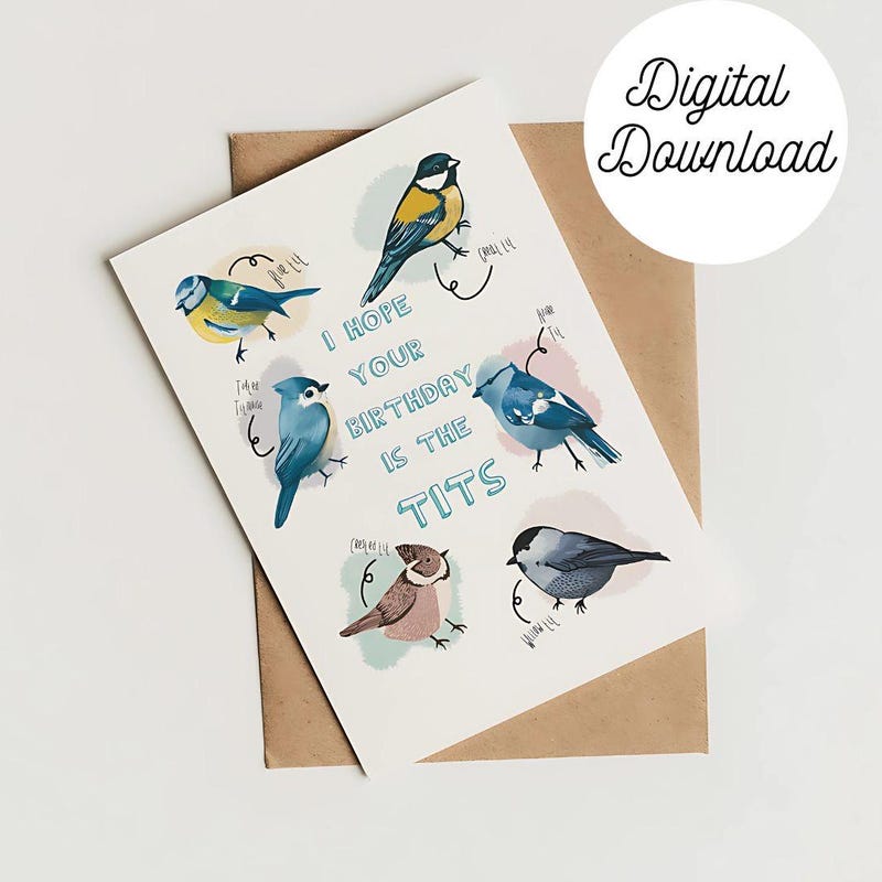 Bird Pun Greeting Cards - Etsy