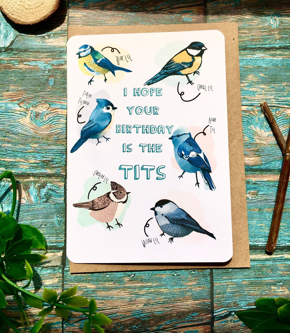 Happy Birthday Bird Card | Pun Greetings Card | Bird Lover | Bird ...