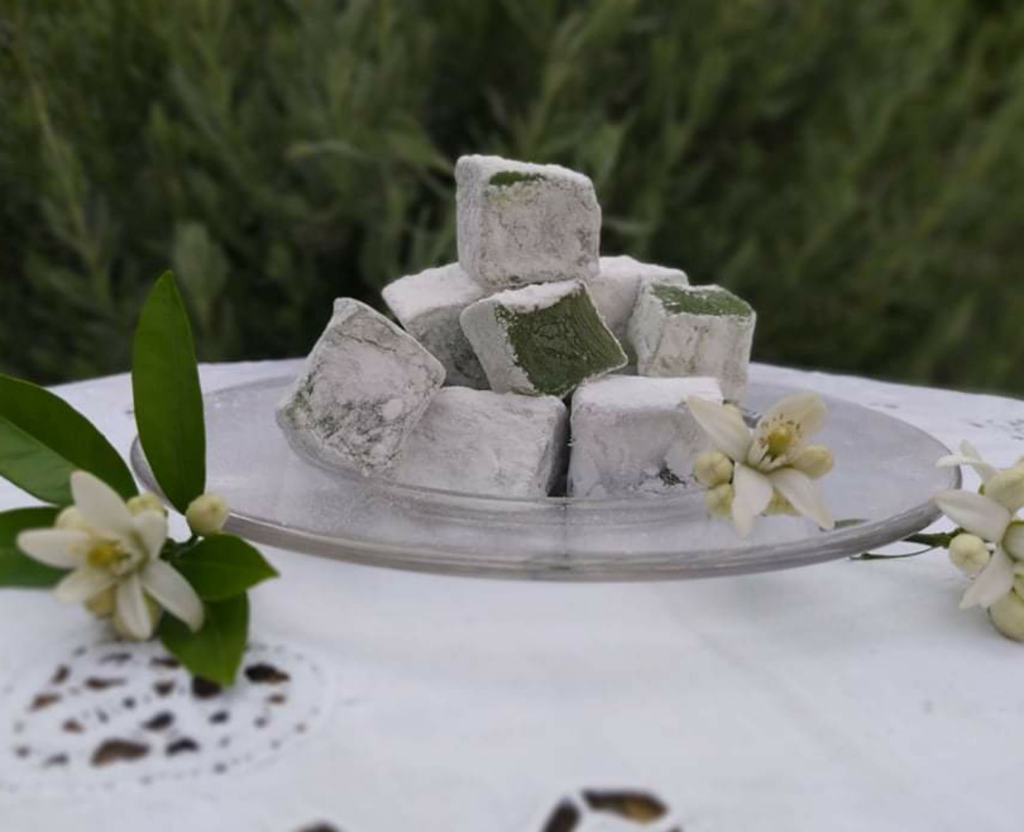 Traditional Greekturkish Delight, 350gr Handmade Greek Sweet, Rose ...
