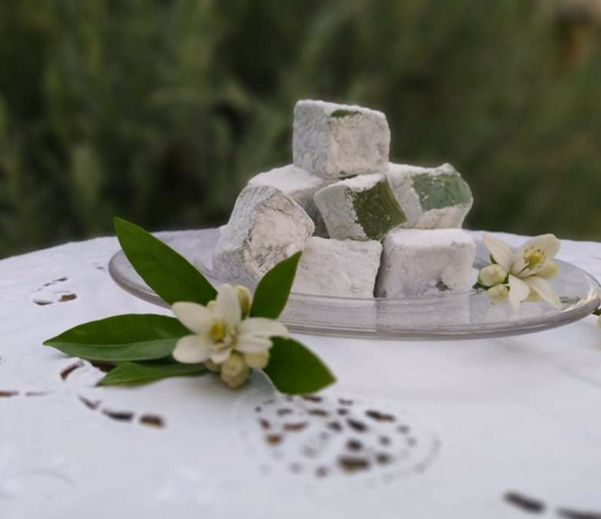 Loukum, 600gr Traditional Handmade Greek Sweet,turkish Delight, Rose ...