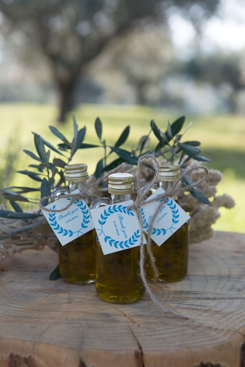 120 Mini Olive Oil Favors Rosemary Infused Extra Virgin Greek - Etsy