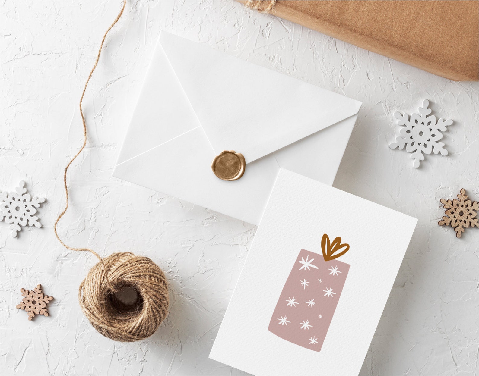 Christmas Boho Clipart Bundle Designs Commercial Use AI | Etsy