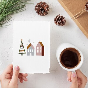 Christmas Boho Clipart Bundle Designs Commercial Use AI - Etsy