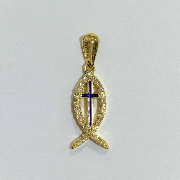 Ichthus Necklace - Etsy