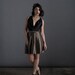 FORMAL DRESS - Short Dress With V-shaped Neckline Made of Jacquard ...