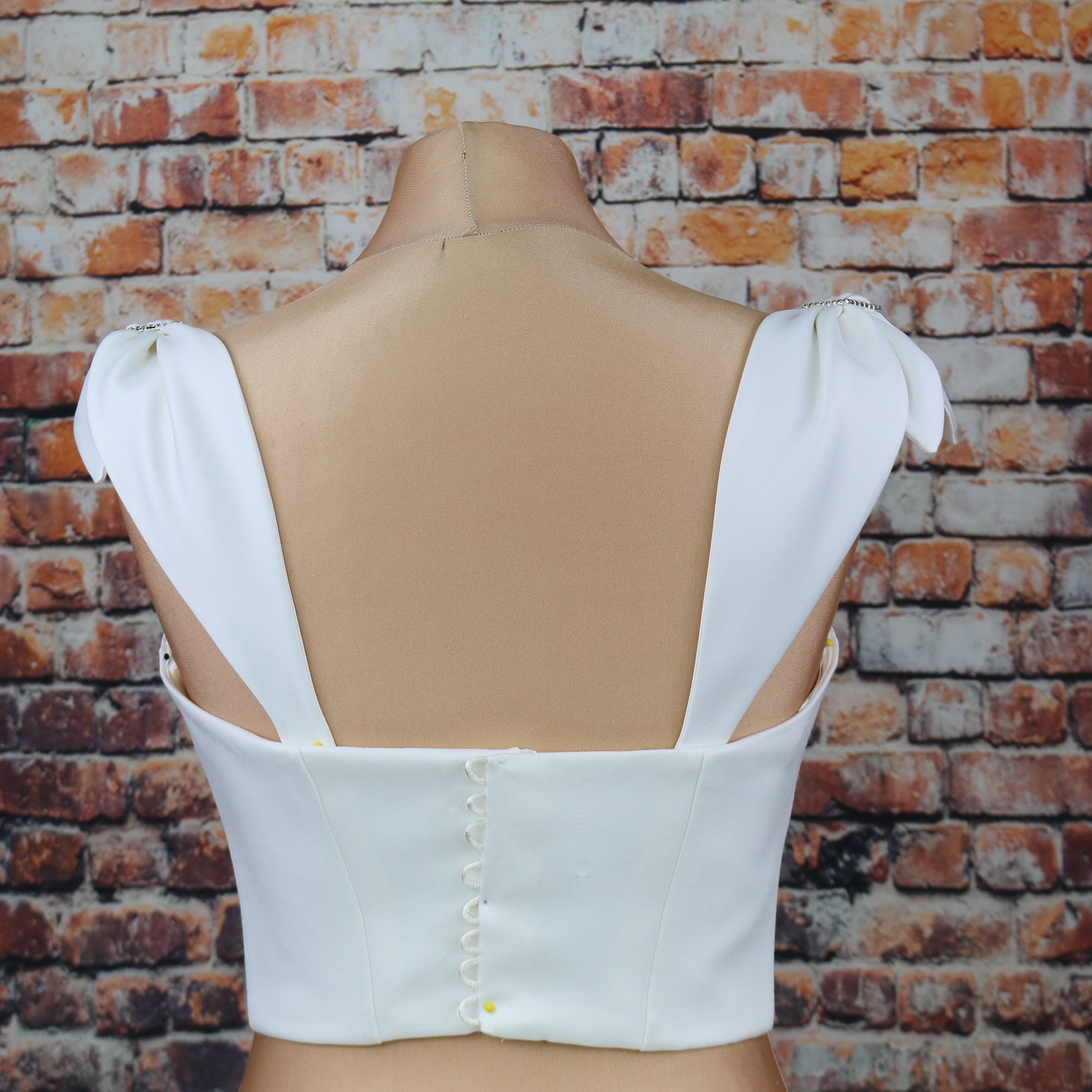 DETACHABLE Wedding Dress STRAPS - Made From Soft Duchess Satin Fabric ...