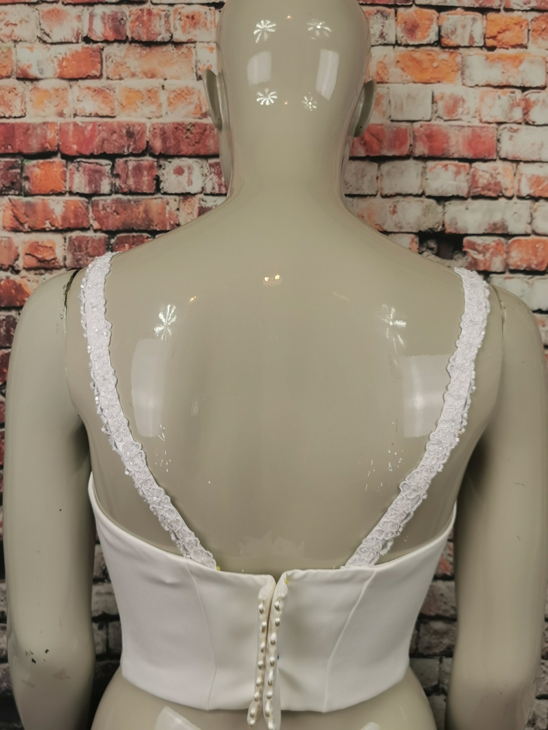 DETACHABLE Lace Wedding Dress STRAPS Made from Beaded Lace | Etsy