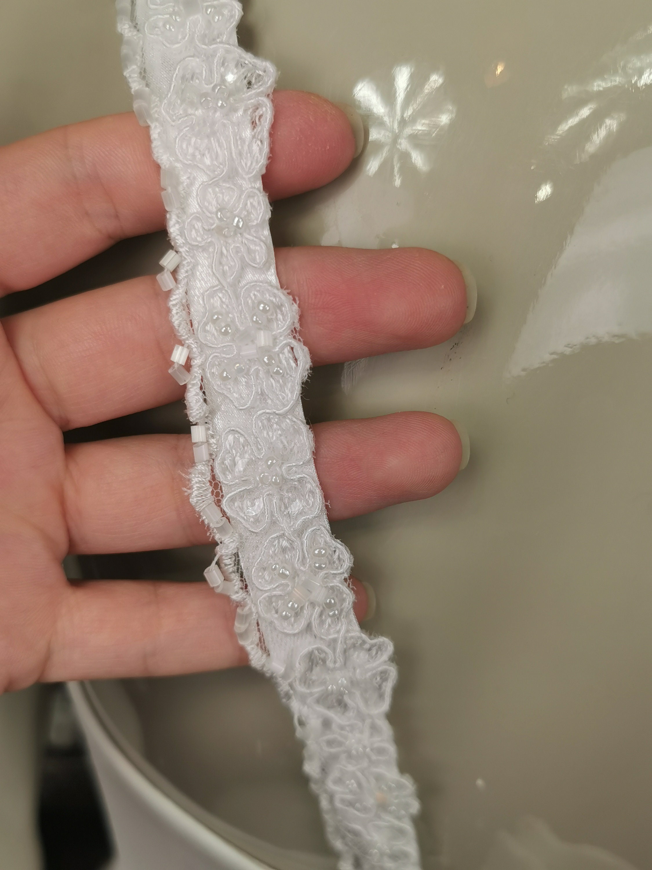 DETACHABLE Lace Wedding Dress STRAPS Made from Beaded Lace | Etsy