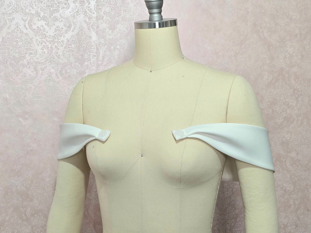 Satin DETACHABLE Bridal Sleeves, Detachable Wedding Dress Sleeves, off ...