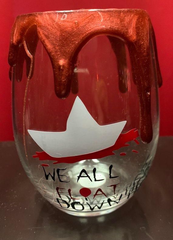 IT pennywise wine glass | Etsy