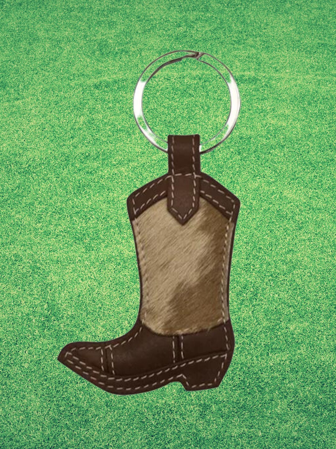 Cowboy Boot Keychain, Horse Lover Keychain, Cowboy Boot Key Ring, - Etsy