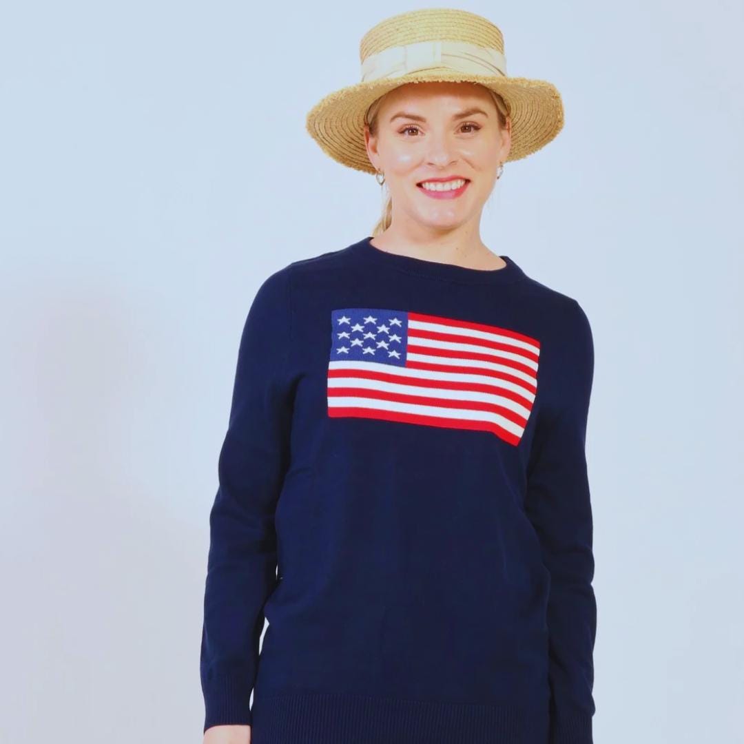 Womens American Flag Sweaters, United States Sweater, Patriotic Sweater ...